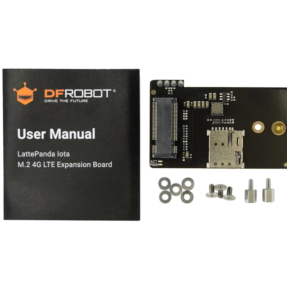 DFRobot LattePanda IOTA M.2 4G LTE Expansion Board (4G Module Not Included) - Opencircuit