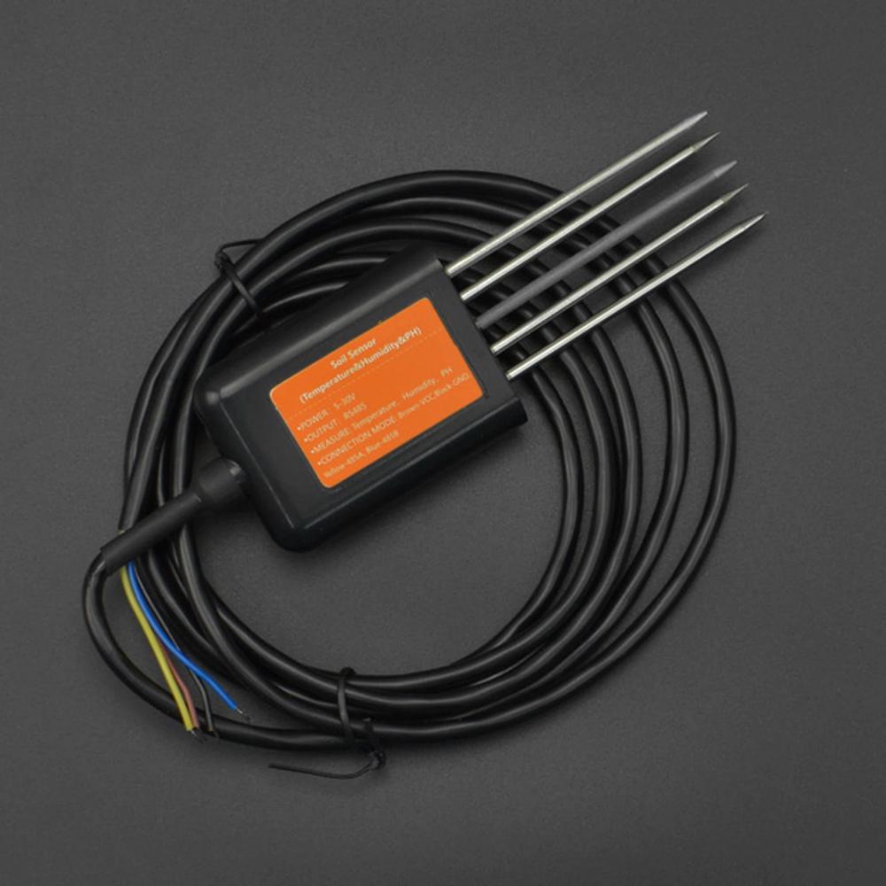 DFRobot RS485 Soil pH, Moisture, Temperature Monitoring Sensor for ...