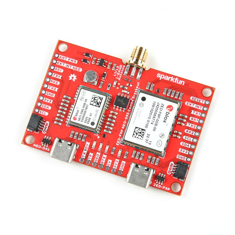Breakout Combinato Gnss Sparkfun Zed F9p Neo D9s Qwiic Opencircuit