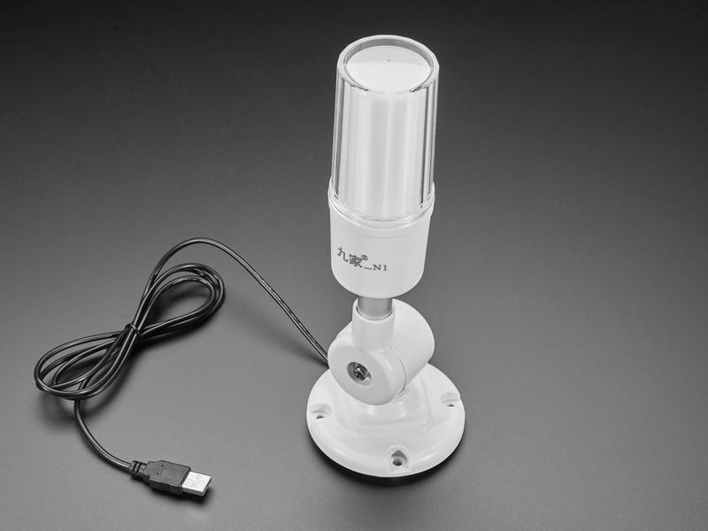 Adafruit Tri-Color USB Controlled Tower Light with Buzzer - Opencircuit