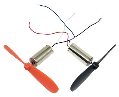 Brushless 7x16mm Micro motor met propeller set - 2 stuks - Opencircuit