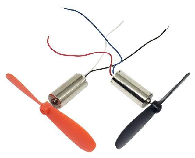 Brushless 7x16mm Micro motor met propeller set - 2 stuks - Opencircuit