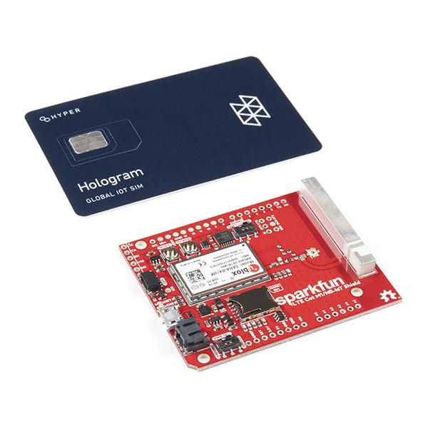 SparkFun LTE CAT M1/NB-IoT Shield - SARA-R4 (with Hologram SIM Card) - Opencircuit