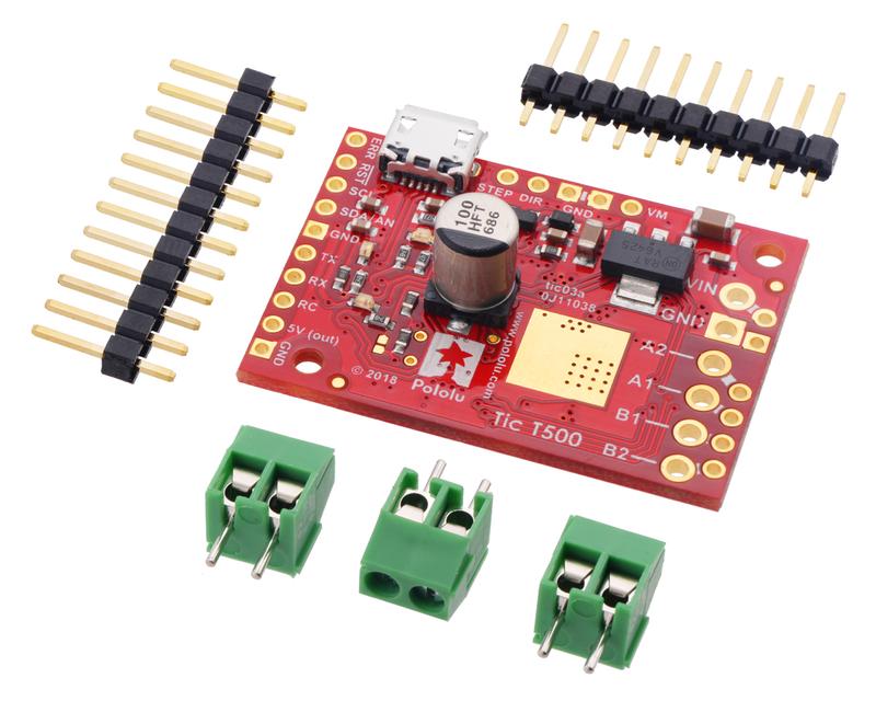 Tic T500 USB multi-interface stappenmotorcontroller - Opencircuit Tic T500 USB multi-interface stappenmotorcontroller - Opencircuit