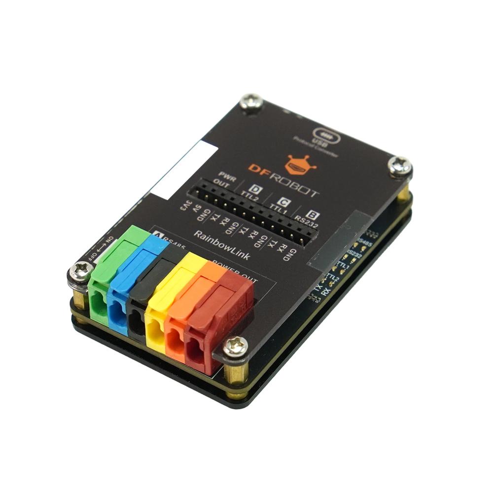 DFRobot Conversor USB para serial RainbowLink de 4 canais (RS485 / RS232 / TTL) - Opencircuit