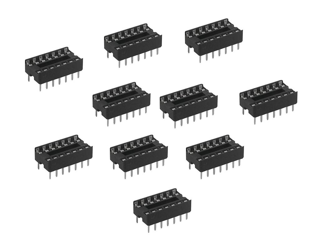IC socket 14 pins - 10 pcs - Opencircuit