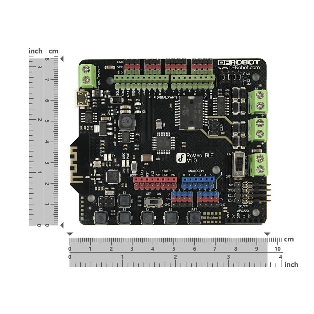 Romeo BLE - Placa de control para robot - Compatible con Arduino ...