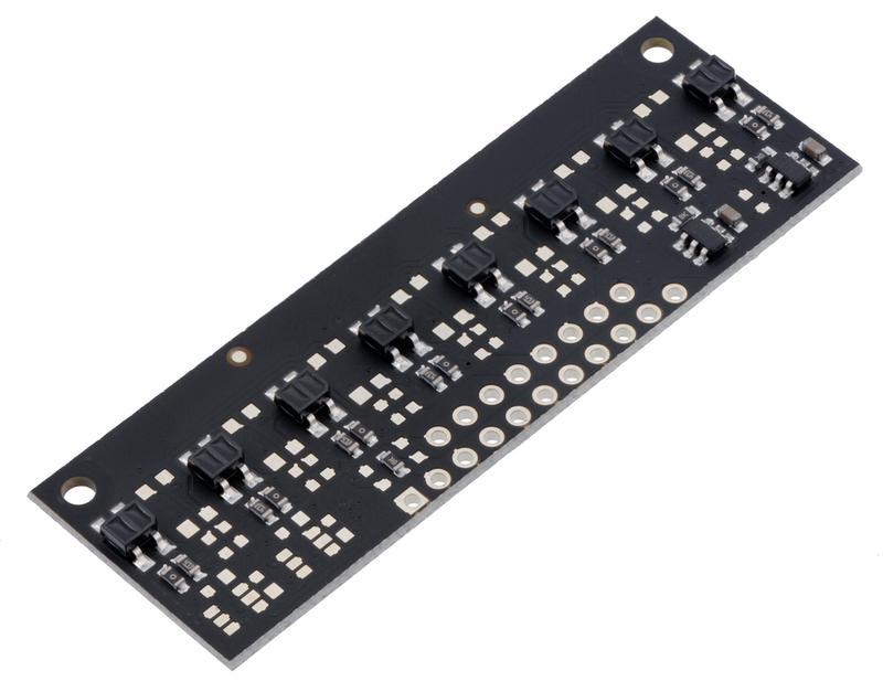 Pololu QTR-MD-08A Reflectance Sensor Array: 8-Channel, 8mm Pitch ...