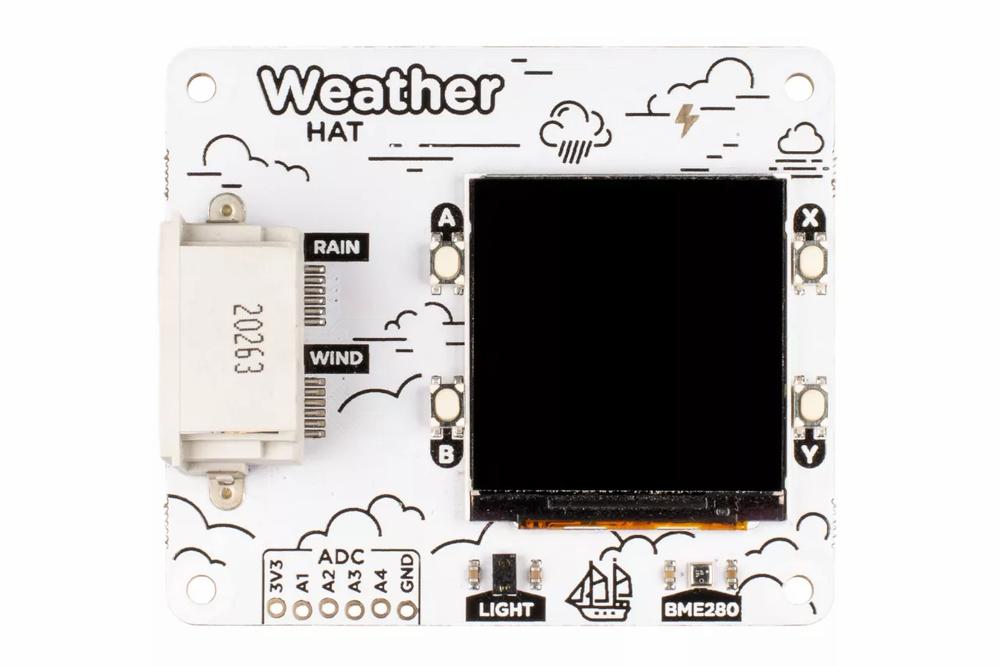 Pimoroni Weather HAT (HAT only) - Opencircuit