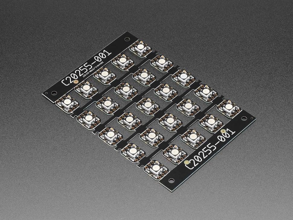 Adafruit breadboard -vriendelijke RGB Smart NeoPixel - Vel van 25 ...