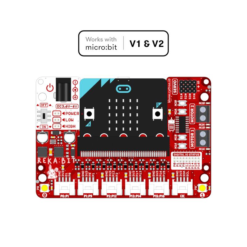 REKA:BIT mukana Micro:bit V2 - Opencircuit