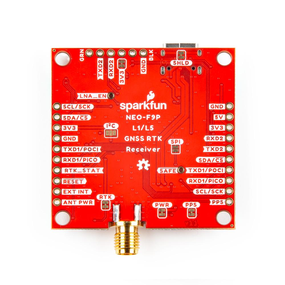 Sparkfun GNSS-RTK L1/L5 Breakout – NEO-F9P (Qwiic) - Opencircuit