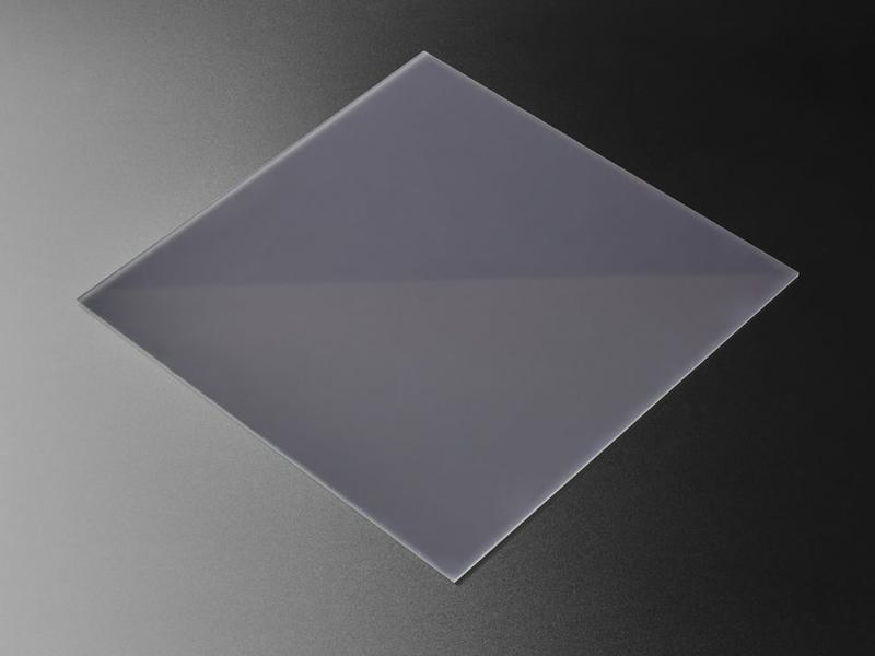 Adafruit Panneau acrylique noir à diffusion LED 12" x 12" - 0,1" / 2,6 ...