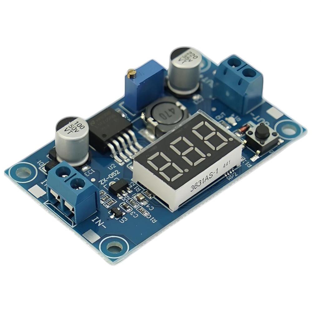 DFRobot 20W Adjustable DC-DC Buck Converter with Digital Display ...
