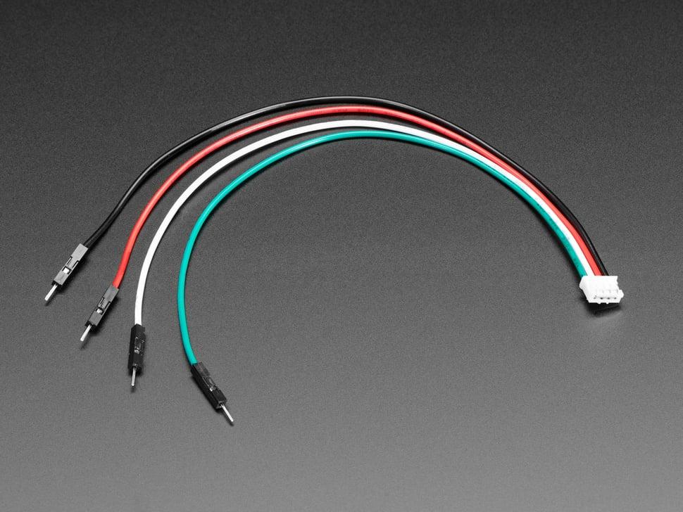 Adafruit JST PH 2mm 4-pins naar male header - I2C STEMMA kabel - 200 mm ...
