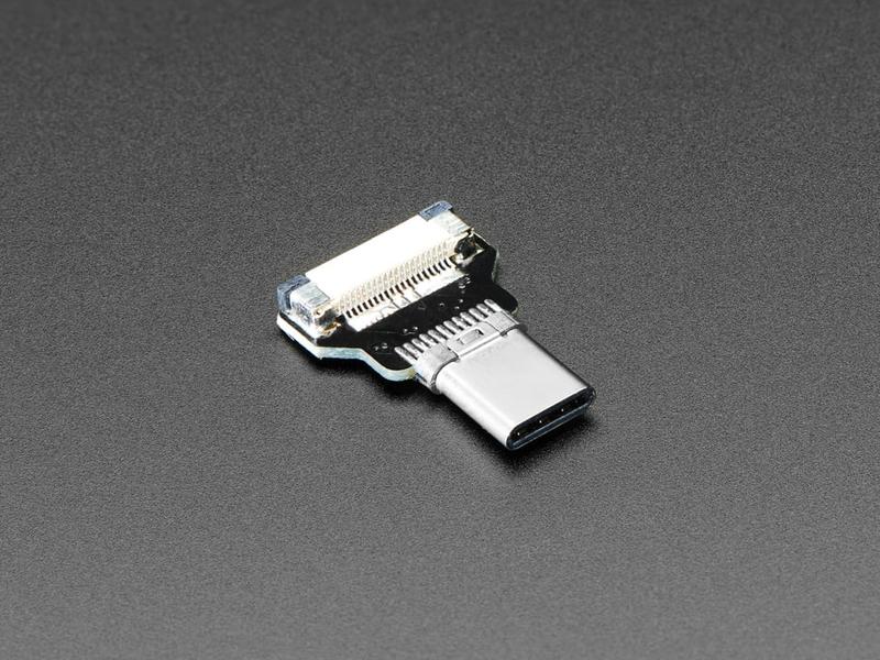 Adafruit DIY USB Cable Parts - Straight Type C Plug - Opencircuit