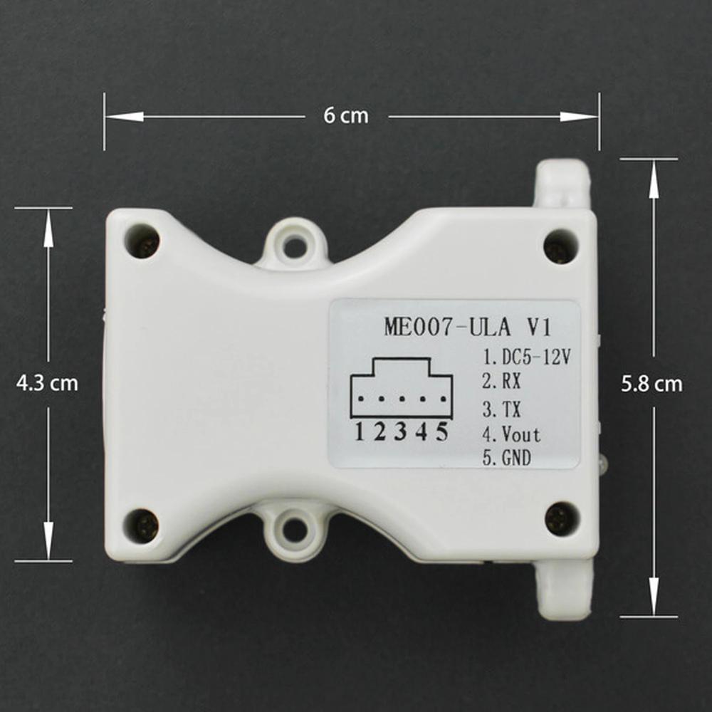 DFRobot Sensor de distância ultrassônico à prova d'água (27~800 cm, ULA ...