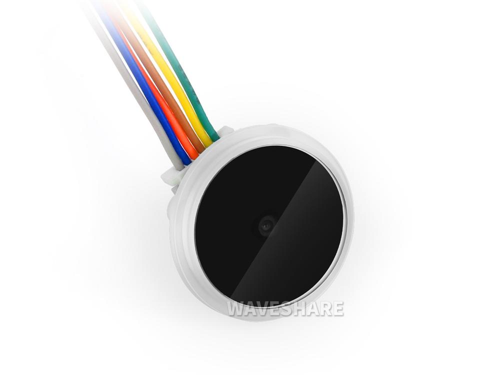 Waveshare Ronde 2D Codes Scannermodule, Barcode-/QR-codelezer, Met LED ...
