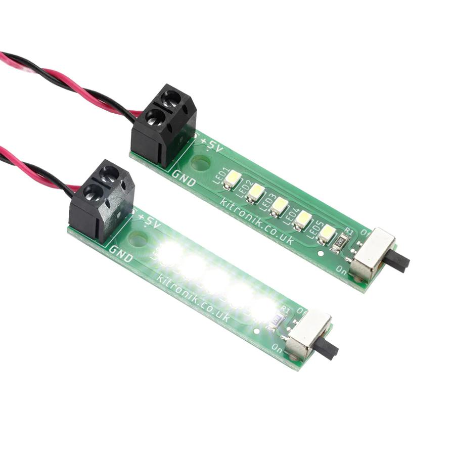 Bande LED Kitronik avec connexions sans soudure - Opencircuit
