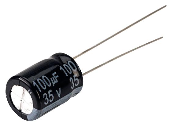 Opencircuit Condensatore elettrolitico da 100μF 35V - 25 pezzi