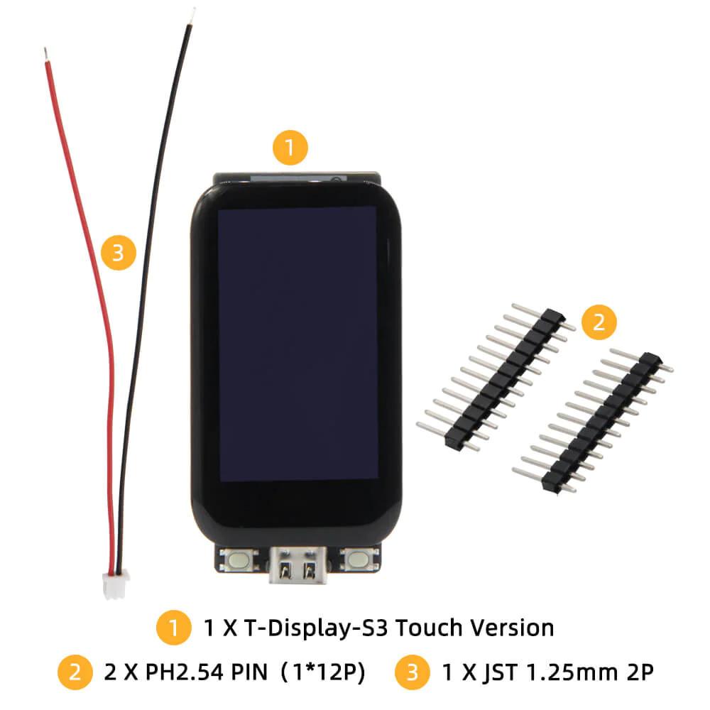 LilyGO TTGO T-Display S3 - con pantalla TFT-LCD de 1,9 pulgadas y ... LilyGO TTGO T-Display S3 - con pantalla TFT-LCD de 1,9 pulgadas y ...