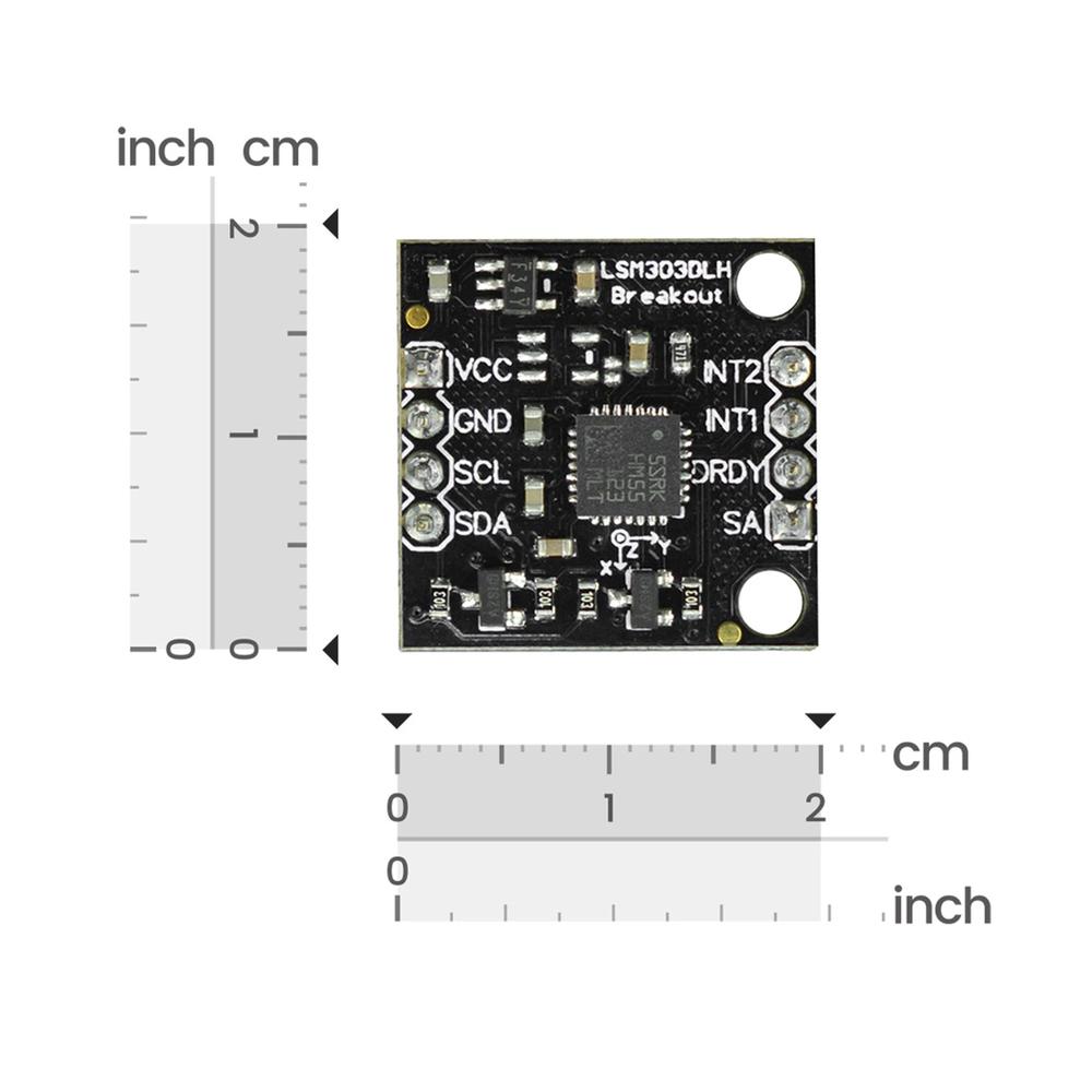 DFRobot Fermion: LSM303 Tilt Compensated Compass (Breakout) - Opencircuit