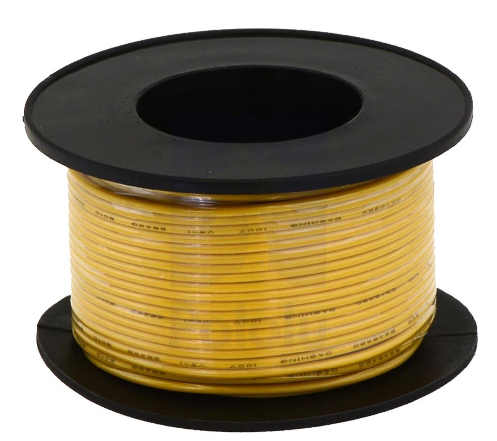 Pololu Fio trançado: amarelo, 20 AWG, 40 pés - Opencircuit