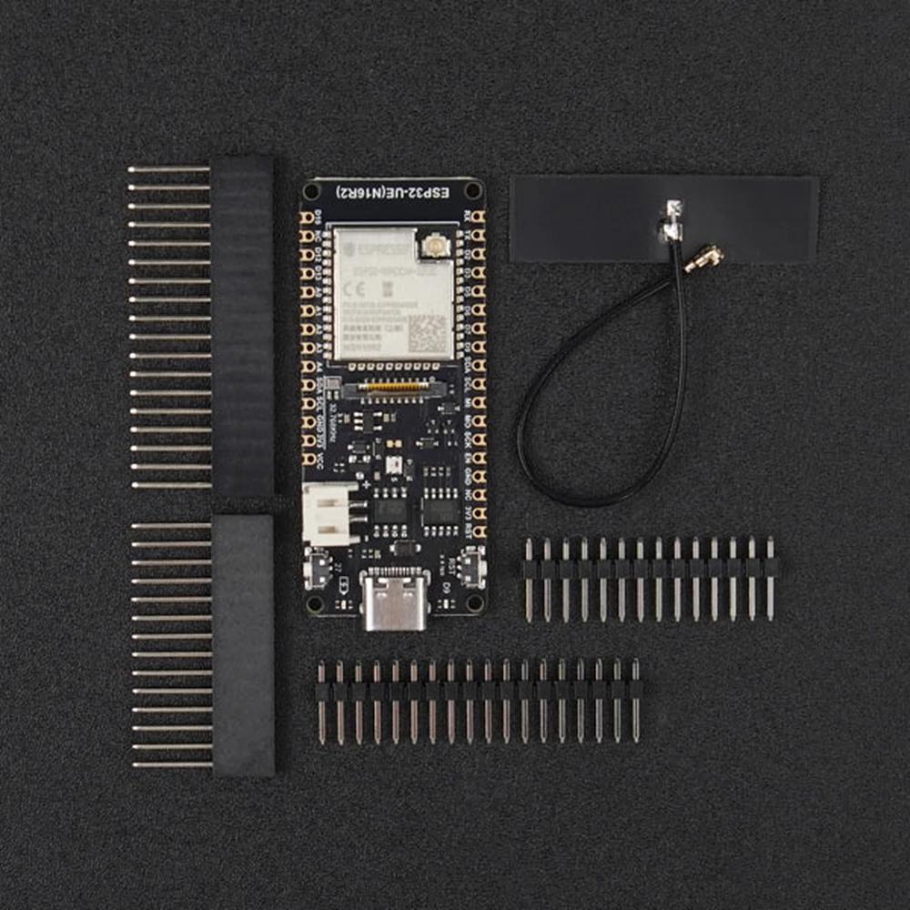 FireBeetle 2 ESP32-UE (N16R2) IoT Microcontroller (16MB / 2MB PS, Supports Ext Antenna, Wi-Fi ...