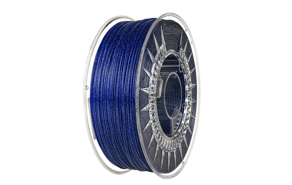 Filament PLA Galaxy super bleu - 1,75 - 1kg - Devil Design - Opencircuit