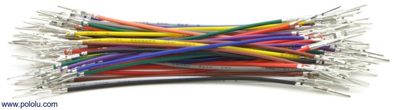 Cables con terminales preengarzados Surtido de 50 piezas de 10 colores ...