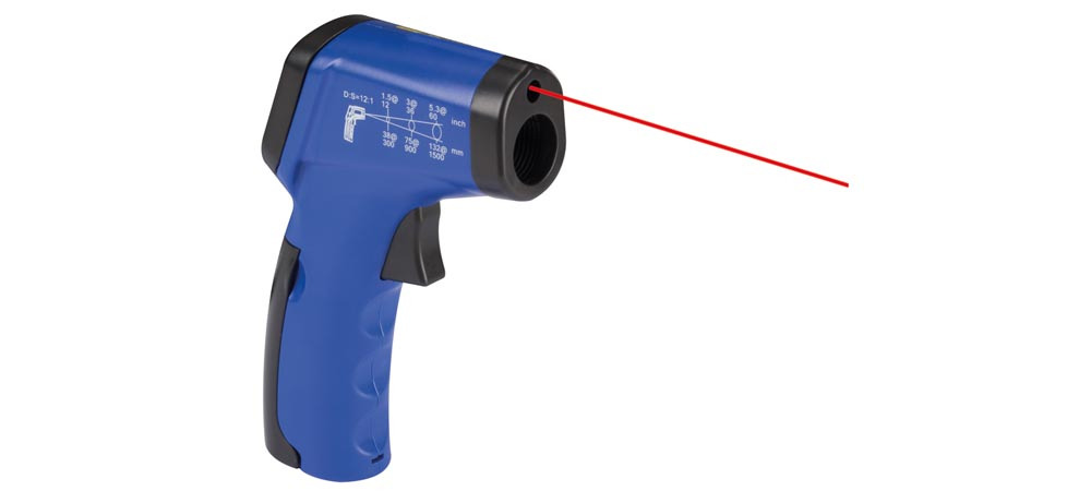 Perel Non-contact mini IR thermometer with laser pointer (-50 ° C to ...