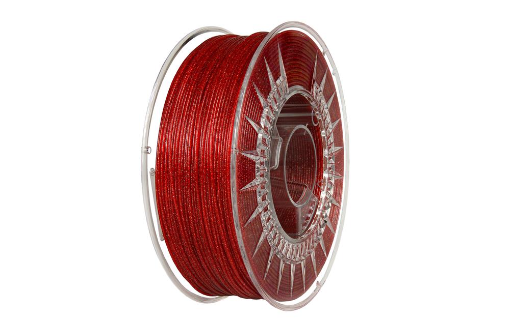 Filament PLA Galaxy rouge - 1,75 - 1kg - Devil Design - Opencircuit