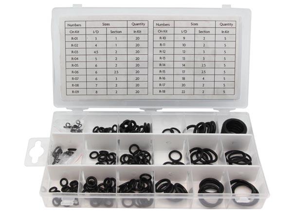 Toolland Metric nitrile o-ring assortment - 225 pcs - Opencircuit