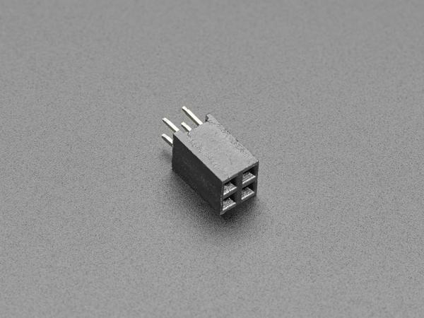 Adafruit GPIO female socket Riser header - 2x2 4-pins - Opencircuit