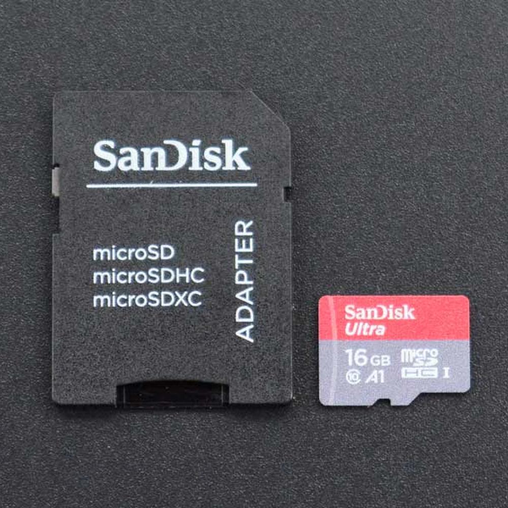 SD/MicroSD Memory Card with Card Reader (16GB Class10 SDHC with Adapter ...