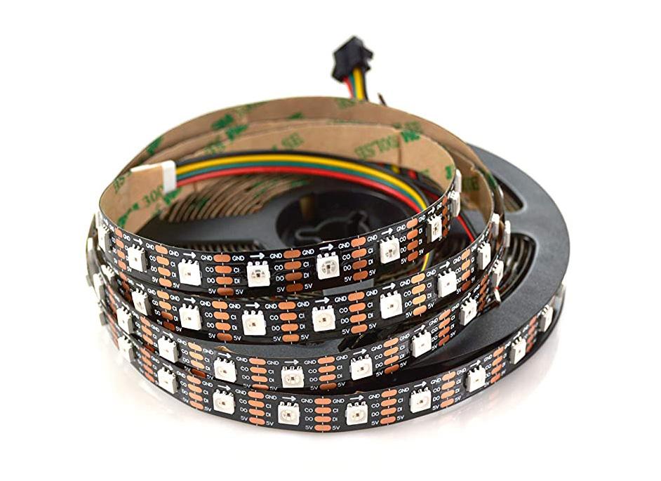 Opencircuit Digital HD107S RGB Led Strip 5V - 60LEDs - black - 1 meter