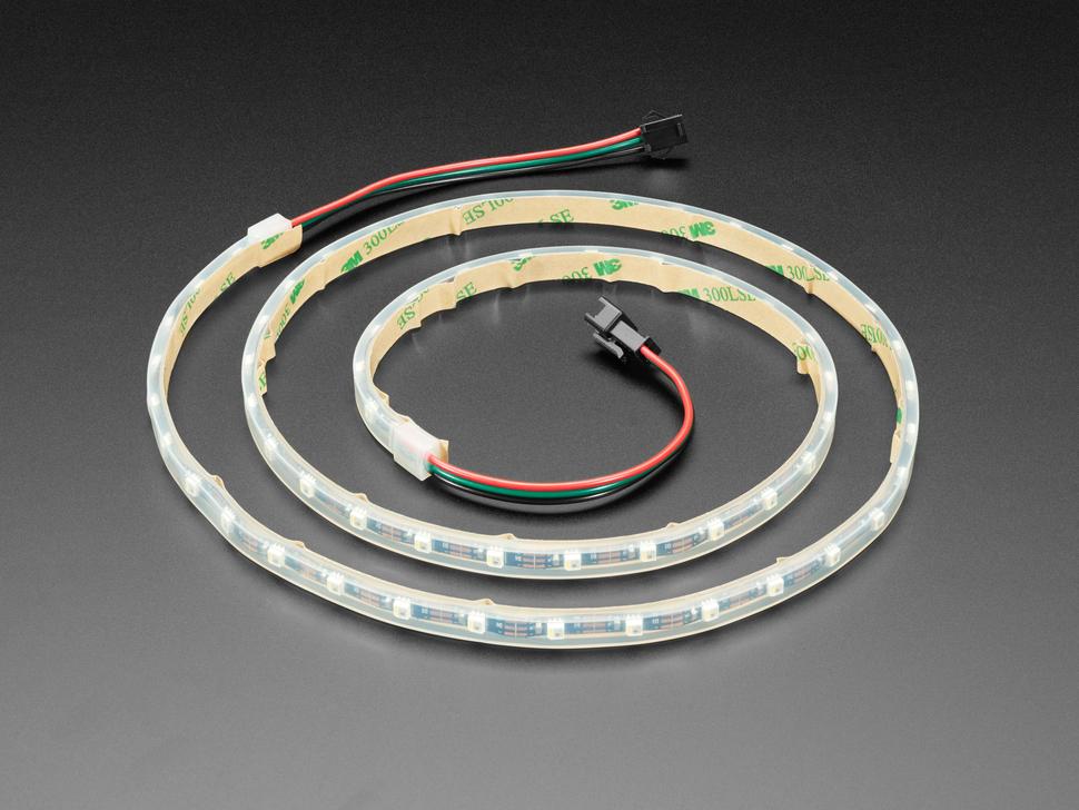 Adafruit Mini Skinny NeoPixel RGBW LED Strip - Cool White 6500K ...