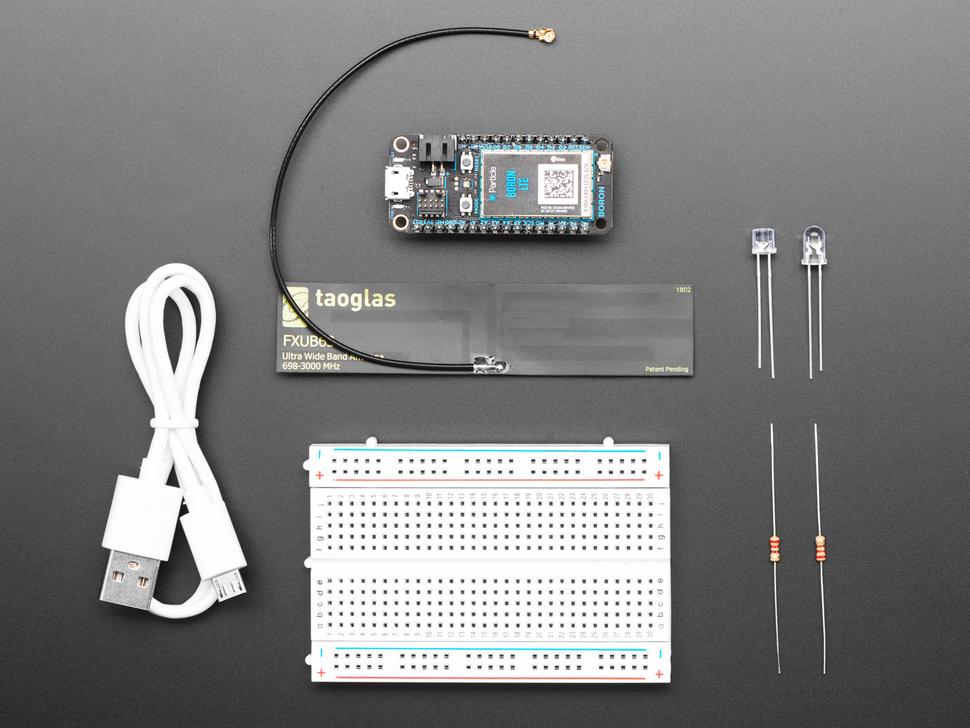 Adafruit Kit LTE Particle Boron - nRF52840 avec modem cellulaire LTE - Opencircuit
