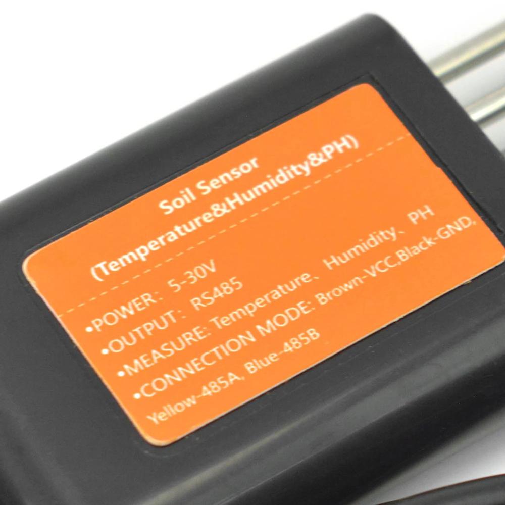 DFRobot RS485 Soil pH, Moisture, Temperature Monitoring Sensor for ...