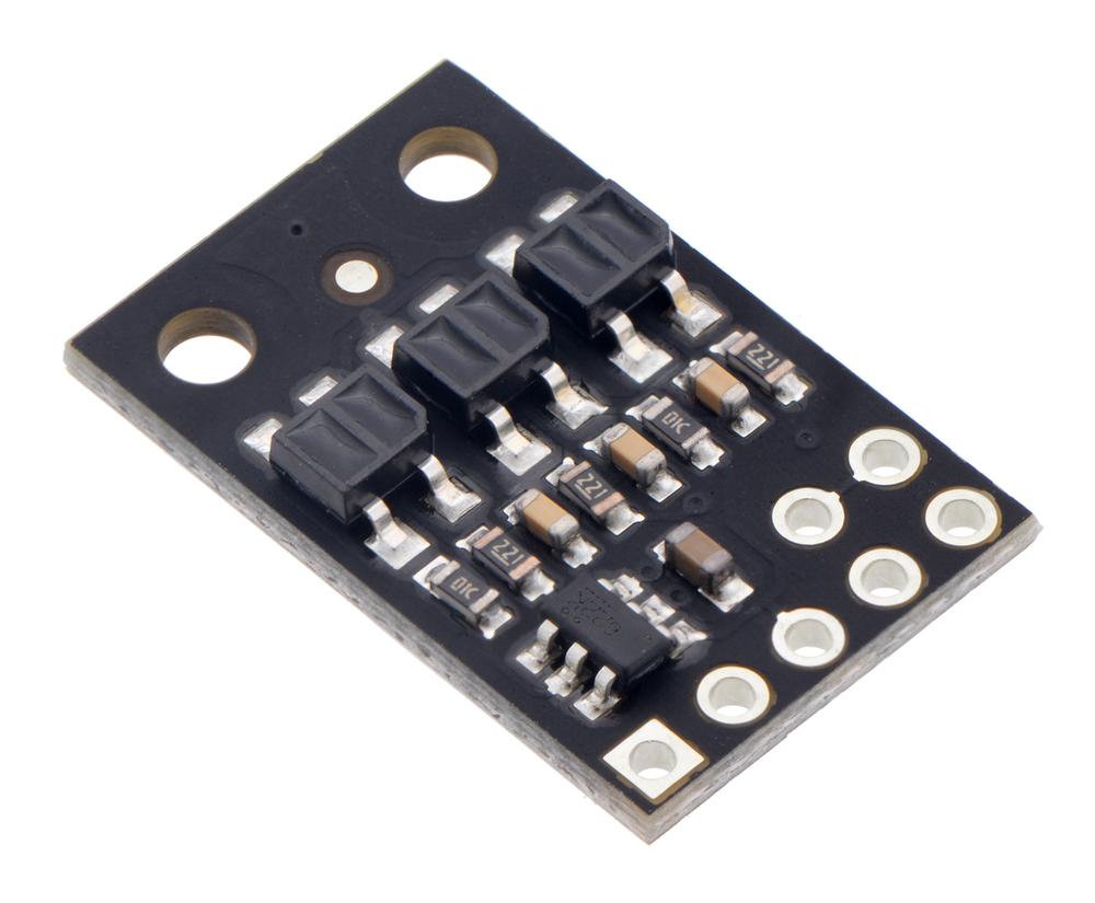 Conjunto de sensores de reflectancia QTR-HD-03RC: 3 canales, paso de 4 ...