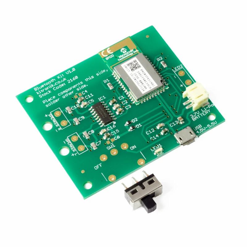 Kitronik Bluetooth-stereoversterkerset- PCB & onderdelen - Opencircuit