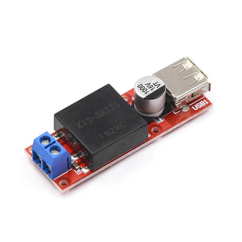 Opencircuit 5V USB Step-Down Converter DC 7V-24V naar 5V 3A