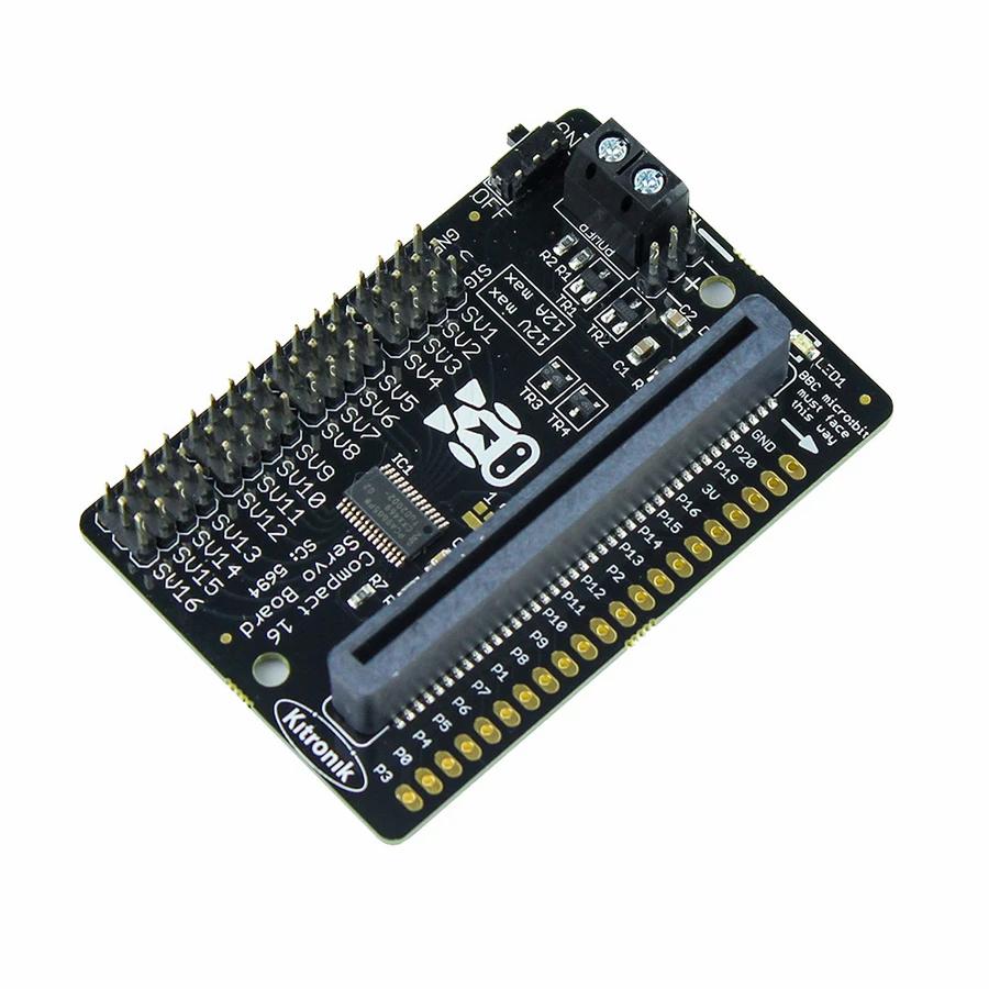 Kitronik Compact 16 Servo Driver Board Pour Le Bbc Microbit Opencircuit 