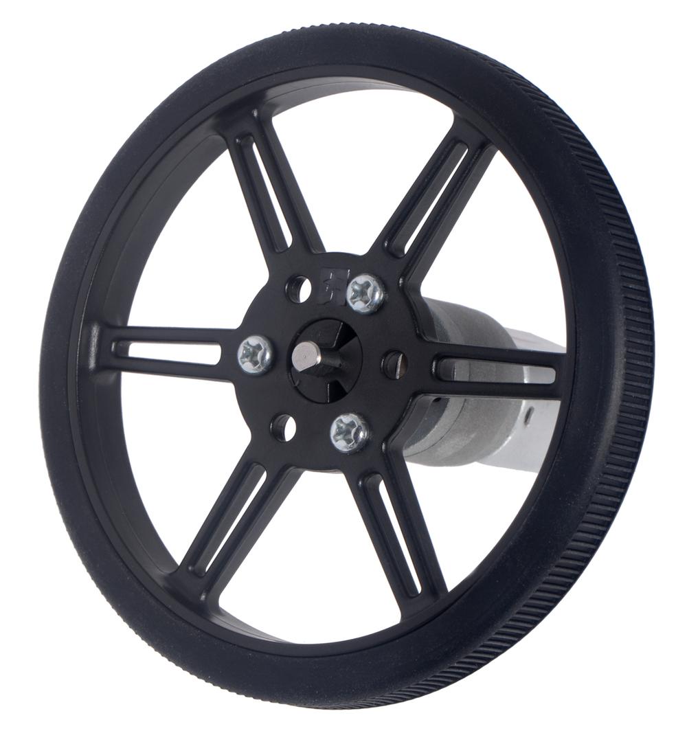 Pololu Multi-Hub Wheel w/Inserts for 3mm and 4mm Shafts - 80×10mm ...