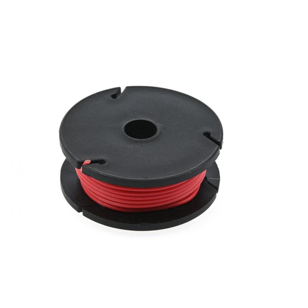 Flexible red wire on spool - 22AWG - solid core - 7.5 meters - Opencircuit