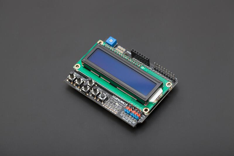 Gravity : 1602 LCD-toetsenbordschild voor shield - Opencircuit Gravity : 1602 LCD-toetsenbordschild voor shield - Opencircuit