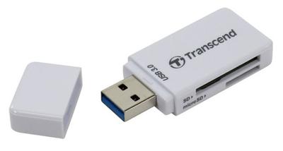 Transcend RDF5 SD / microSD Card Reader - USB 3.1 - Wit - Opencircuit