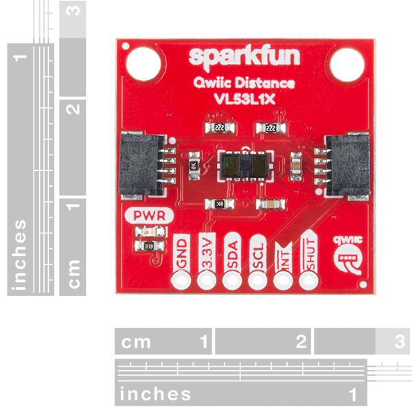 Capteur de distance Sparkfun Breakout - 4 mètres, VL53L1X (Qwiic ...