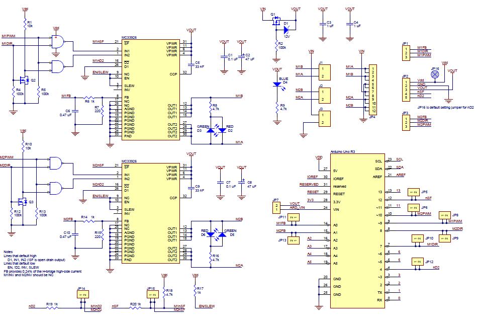 Pololu Dual MC33926 Motor Driver Shield para Arduino - Opencircuit