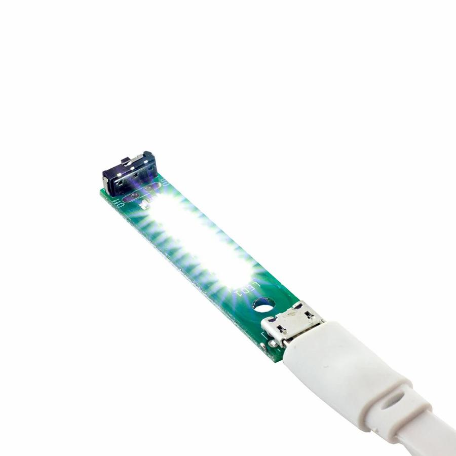 Bande LED USB Kitronik avec interrupteur d'alimentation - Opencircuit